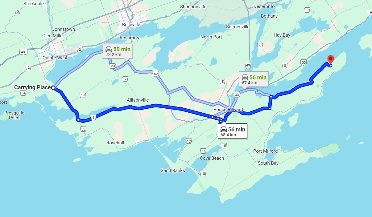 Transportation in Prince Edward County - Fancie's PEC